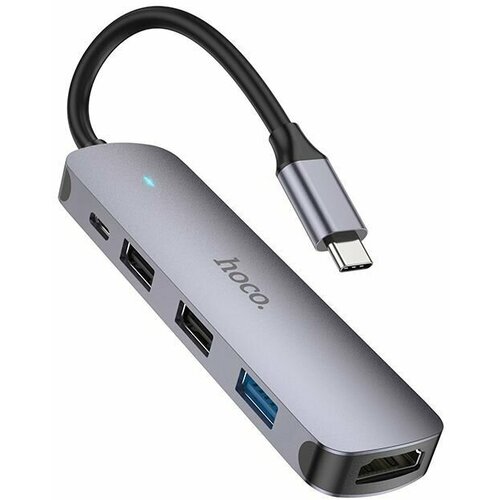 Концентратор USB (3*USB, PD60W, HDMI) HOCO HB27