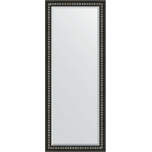 Зеркало Evoform Exclusive Floor 199х80 BY 6108 с фацетом в багетной раме - Черный ардеко 81 мм