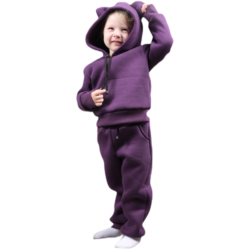 Толстовка DaEl kids, размер 110, фиолетовый