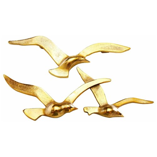 Boltze Настенный декор Птицы Golden Siam 35 см 1011623