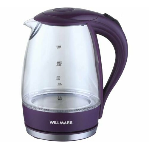 Чайник WILLMARK WEK-1705GV Фиолетовый