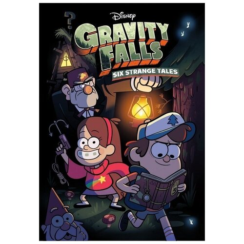 Плакат, постер на холсте Гравити Фолз (Gravity Falls), Джо Питт, Джон Аошима, Аарон Спринджер. Размер 30 х 42 см