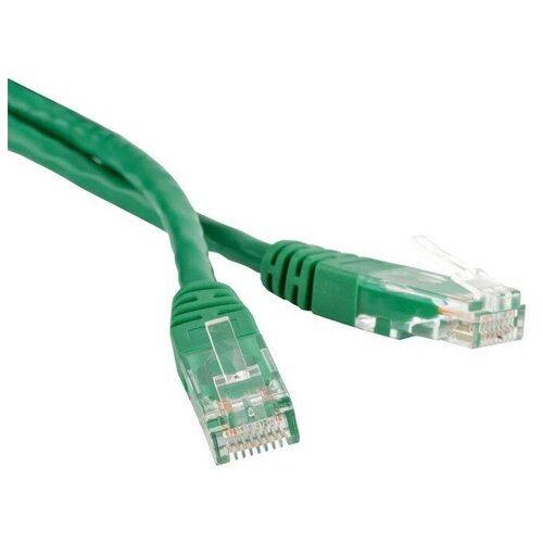 Кабель витая пара патч-корд Hyperline PC-LPM-UTP-RJ45-RJ45-C6-5M-LSZH-GN 5.0m