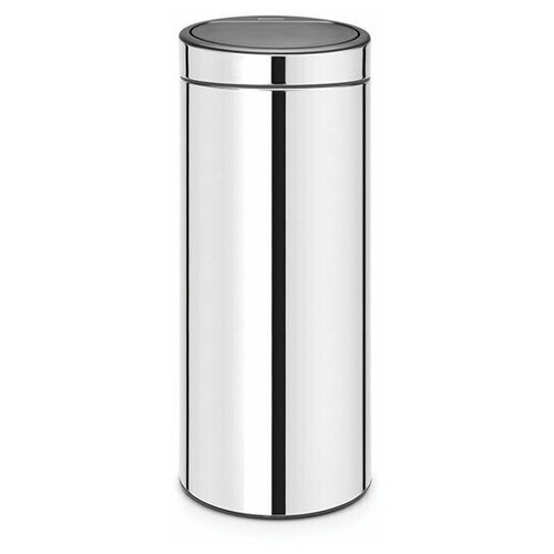 Мусорный бак Touch Bin New (30 л), Стальной полированный, 115325