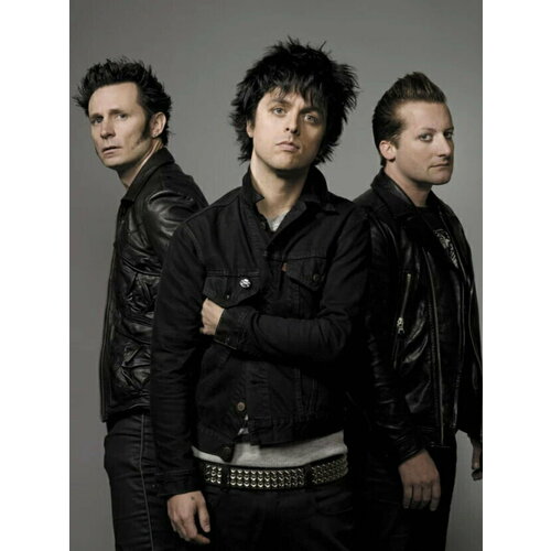 Плакат, постер на холсте Green Day/музыкальные/поп исполнитель/артист/поп-звезда/группа. Размер 42 х 60 см