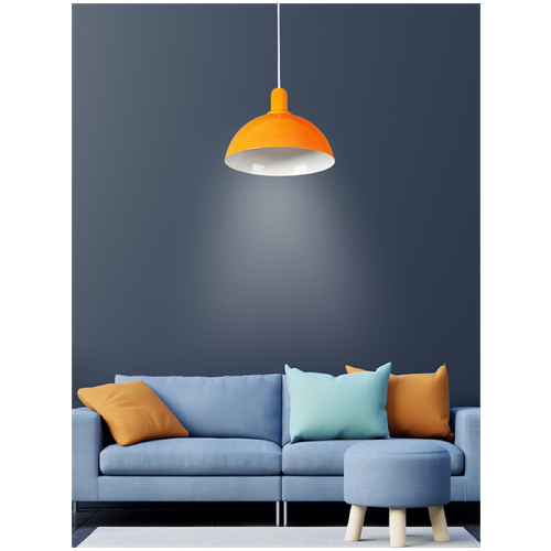 2511/1ОР Подвесной светильник "Лофт", D 25 см , цвет оранжевый