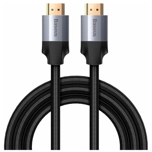Кабель HDMI (m) - HDMI (m) 3м Baseus Enjoyment Series Adapter Cable - Темно-серый (CAKSX-D0G)