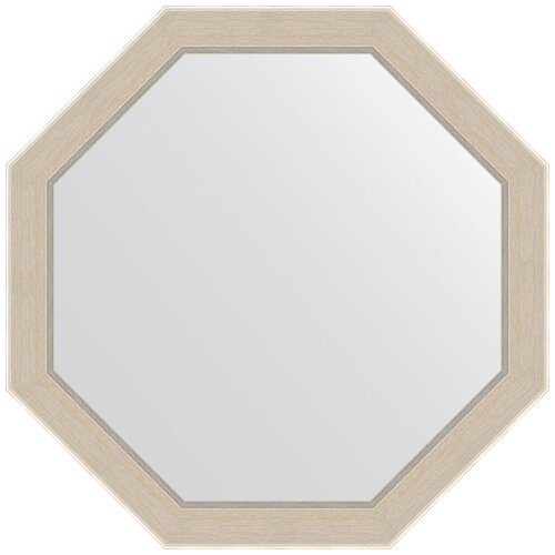 Зеркало в багетной раме - травленое серебро 52 mm (59x59 cm) (EVOFORM) BY 3872