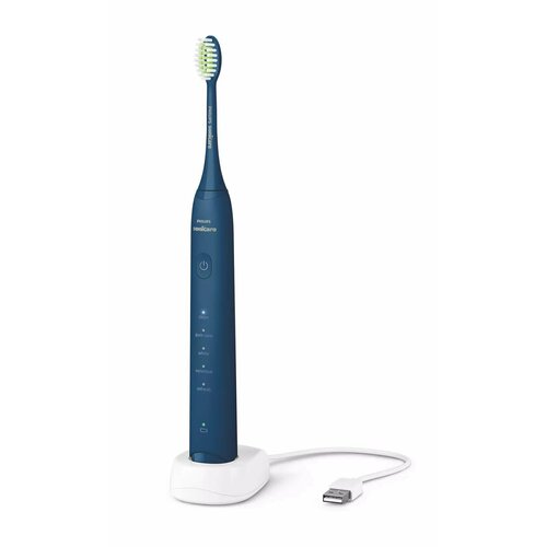 Электрическая зубная щётка Philips Sonicare 3200 HX2471/01, тёмно-синий