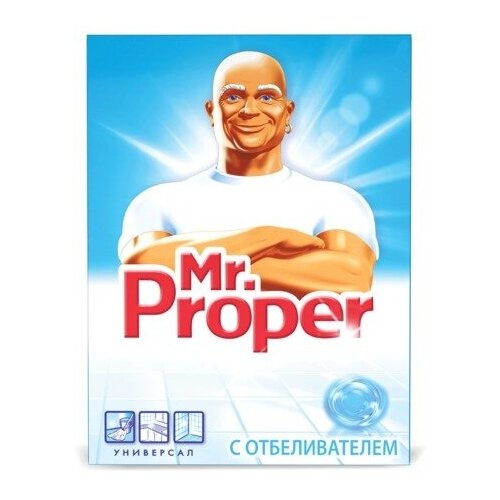 Чистящее средство 400 г, MR.PROPER (Мистер Пропер), с отбеливающим эффектом, универсал, порошок, 2 шт.