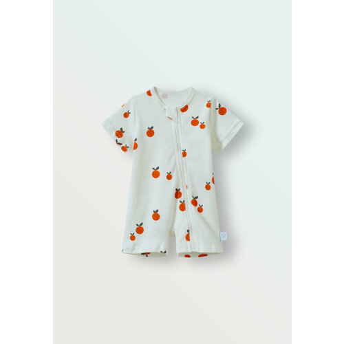 Песочник Toucan for Kids, размер 68-74, оранжевый, белый