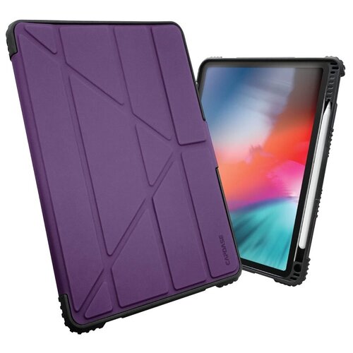 Противоударный защитный чехол BUMPER FOLIO Flip Case для Apple iPad Air 10.5"/iPad Pro 10.5", сиреневый