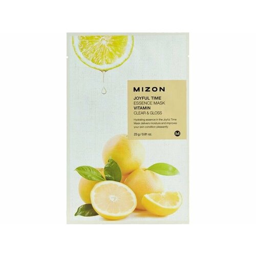 Тканевая маска для лица с витамином C Mizon Joyful Time Essence Mask Vitamin C