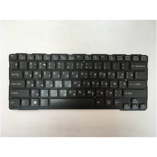 Клавиатура для ноутбука Sony Vaio SVE14A1S6RB. RU3 (KBSN_SVE14A), Цвет Черный