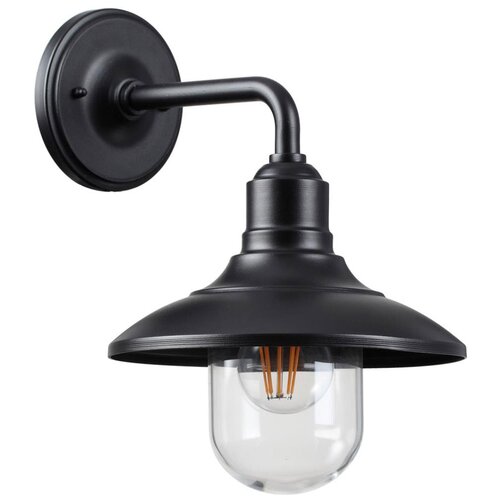 Odeon Light Уличный настенный светильник Campa 4965/1W, E27, 60 Вт, цвет арматуры: черный, цвет плафона черный