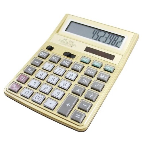 Калькулятор SDC-889T, настольный, 12-разрядный, мультиколор