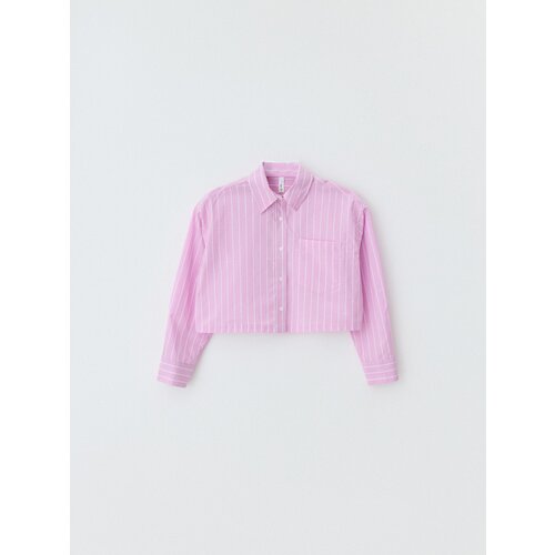 Рубашка Sela, размер 122, розовый