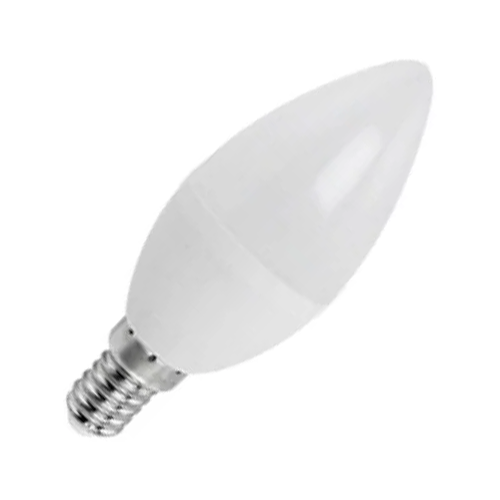 Лампа светодиодная Ecola свеча E14 7W 2700K 2K 110x37 пласт./алюм. Premium C4RW70ELC