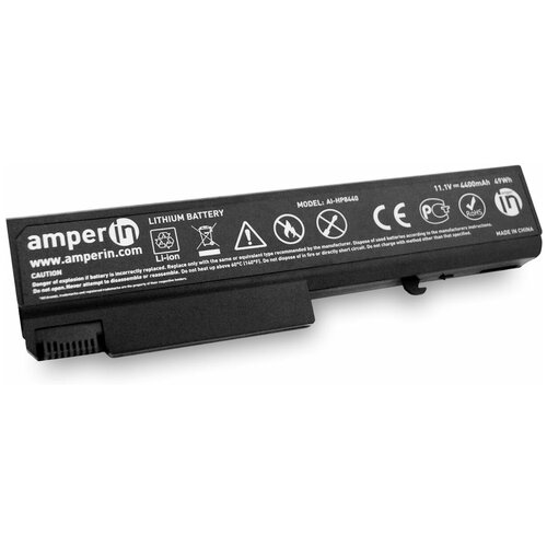 Аккумуляторная батарея Amperin для ноутбука HP 455771-003 11.1V (4400mAh)