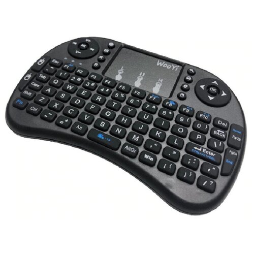 Беспроводная мини клавиатура с тачпадом i8 (черная)