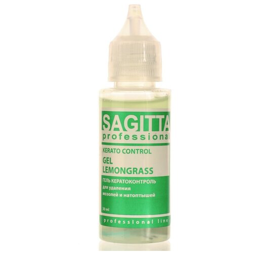 Гель для удаления мозолей и натоптышей, Sagitta, Gel Lemongrass Kerato Control 30 мл.