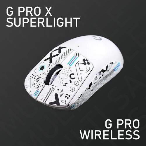 Грипсы для Logitech G Pro X Superlight и G Pro Wireless / Противоскользящие накладки и наклейки для игровой мыши