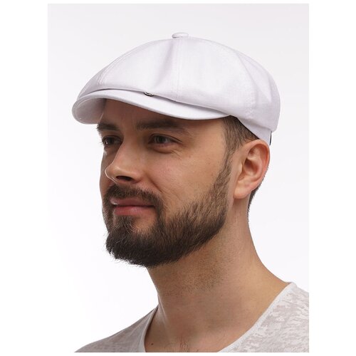 Кепка ALEKON Шелби, размер 58, белый