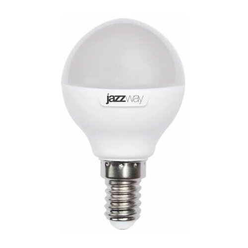 Лампа светодиодная PLED-SP G45 9Вт шар 5000К холод. бел. E14 820лм 230В JazzWay 2859600A (10шт. в упак.)