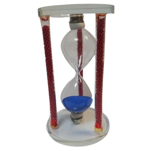 Часы песочные синий песок, 14.5 см, 70 сек