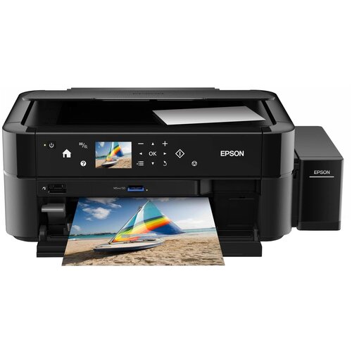 МФУ струйное Epson L850, цветн., A4, черный