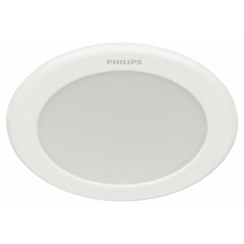 Встраиваемый светильник Philips DN027B G3 9W/4000K d=125mm Белый 950lm (D-150 H-42), уп. 1шт