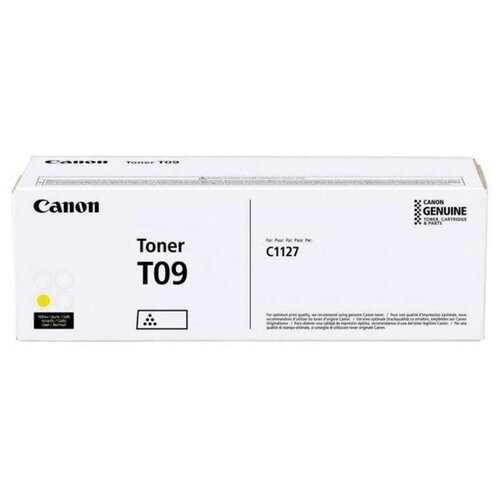 Тонер Canon T09 YL 3017C006 желтый туба для копира i-SENSYS X C1127iF, C1127i, C1127P