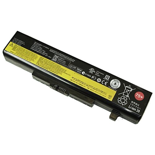Аккумуляторная батарея для ноутбукa Lenovo IdeaPad Y480 (L11L6F01 75+) 11.1V 62Wh черная