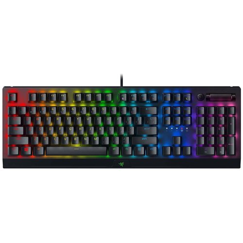 Игровая клавиатура Razer BlackWidow V3 Razer Green / Clicky, черный, русская