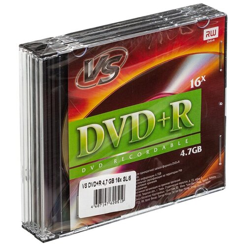 Диск VS DVD+R 4,7Gb 16x Premium