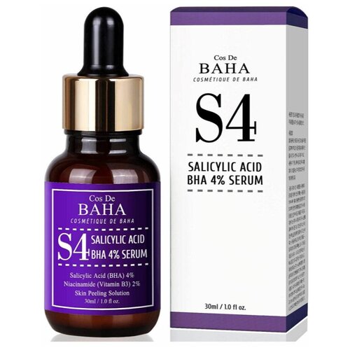 Cos de Baha Кислотная сыворотка для проблемной кожи Cos De BAHA BHA Salicylic Acid 4% Exfoliant Serum