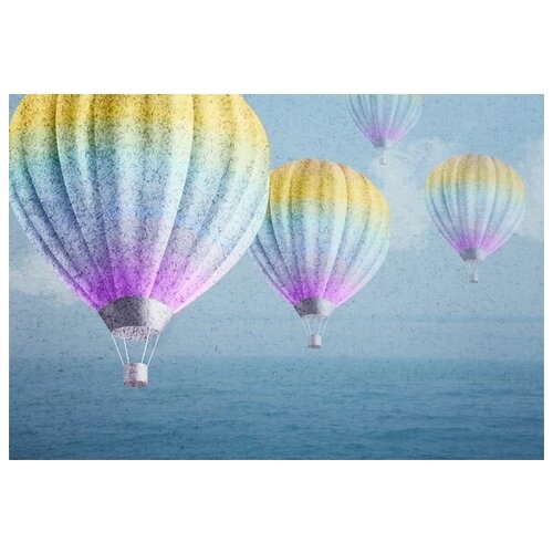 Постер на холсте Воздушный шары (Balloons) 73см. x 50см.