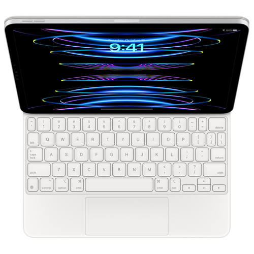 Беспроводная клавиатура Apple Magic Keyboard для iPad Pro и iPad Air 11" 2021-2022 Blue Switch, белый, английская, 1 шт.