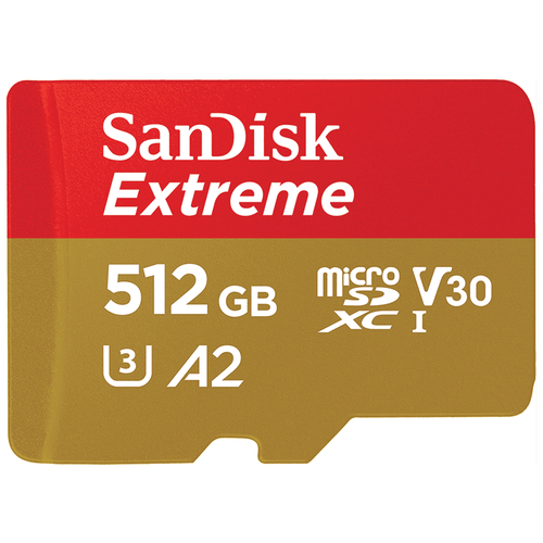 Карта памяти 512 ГБ microSDXC SanDisk Extreme Class 10 (SDSQXA1-512G-GN6MA)