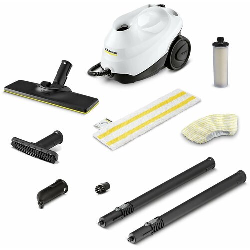 Пароочиститель напольный Karcher SC 3 EasyFix 1900Вт белый