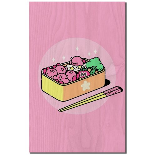 Картина интерьерная на дереве интерьер кафе ресторан азиатская кухня аниме еда anime food - 5556