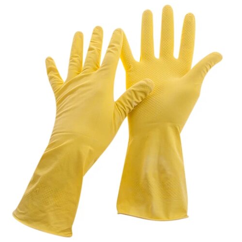 Перчатки OfficeClean Универсальные, 1 пара, размер M, цвет желтый