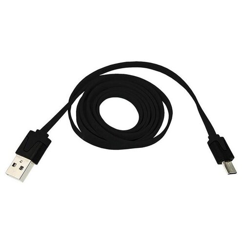 Шнур USB A штекер - micro USB 1,0м REXANT черный 18-4270