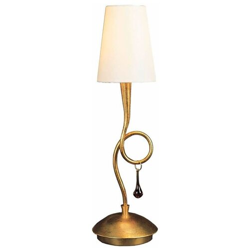 Лампа декоративная Mantra Paola 3545, E14, 20 Вт, бежевый