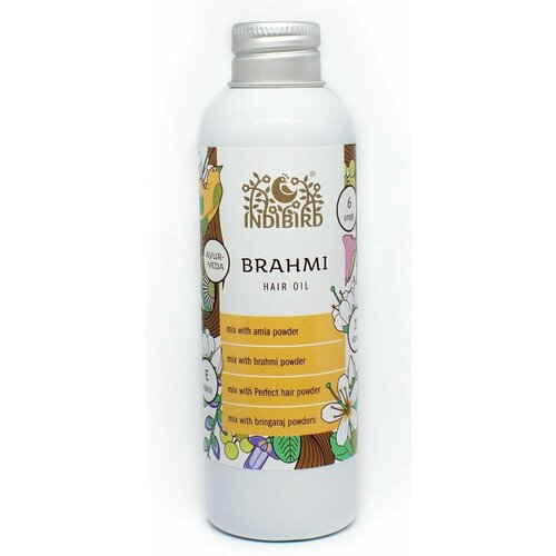 BRAHMI Hair Oil, Indibird (брами (брахми) Масло для волос, Индибёрд), 150 мл.