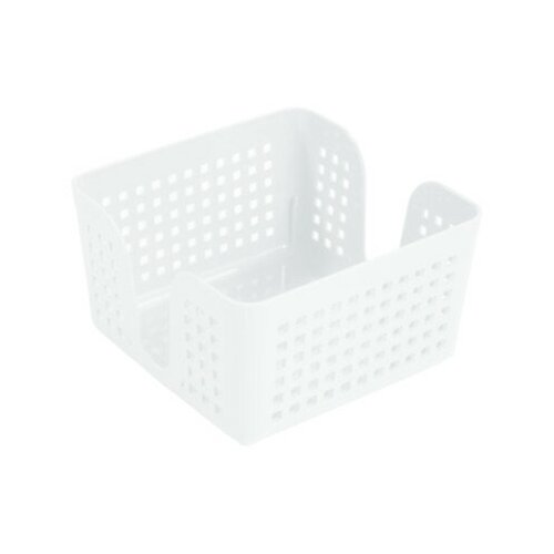 Салфетница квадратная Лофт, набор 4шт, цвет белый / подставка для салфеток / кухонный органайзер для хранения