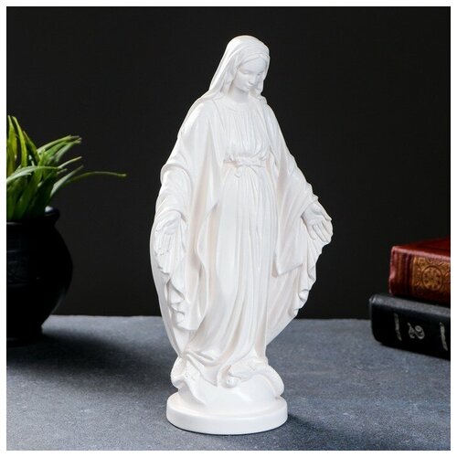 Фигура "Дева Мария" белая 23см 1079147