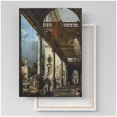 Картина на холсте с подрамником / Francesco Guardi / Гварди Франческо - Крытая галерея