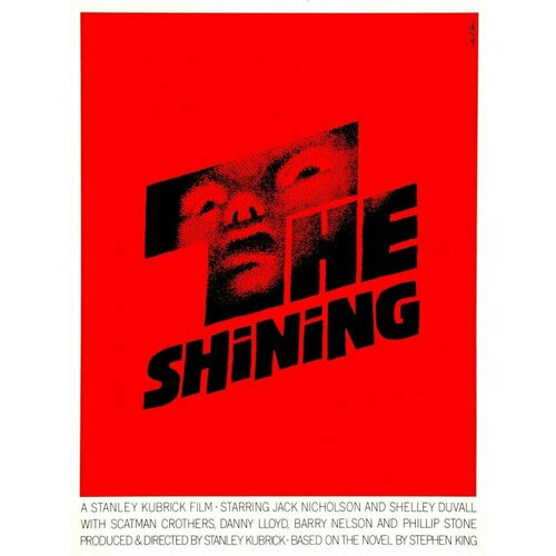 Плакат, постер на холсте The Shining/Сияние. Размер 21 х 30 см