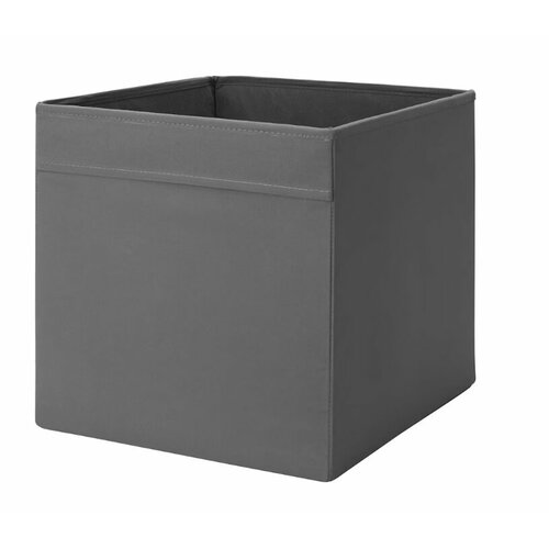Коробка для хранения Икеа Дрена Ikea Drona, 38х33х33 см, темно-серый